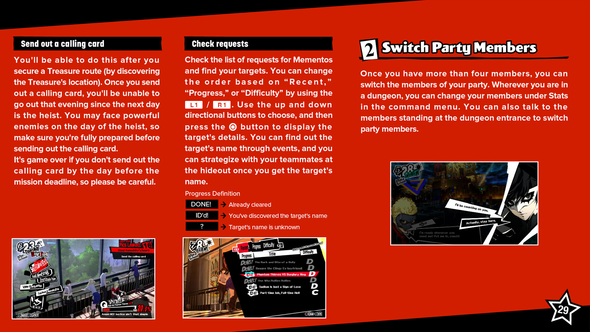 Persona 5 Web Manual