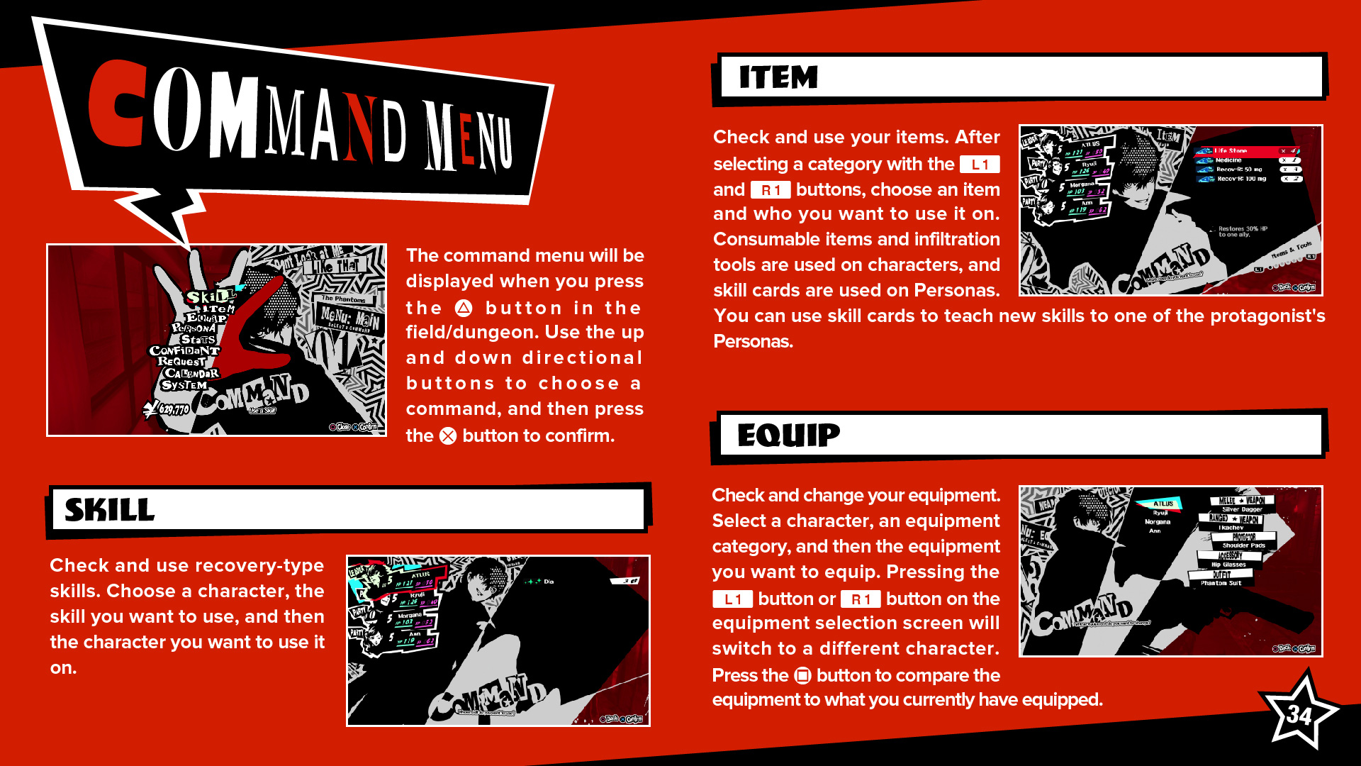 Persona 5 Web Manual
