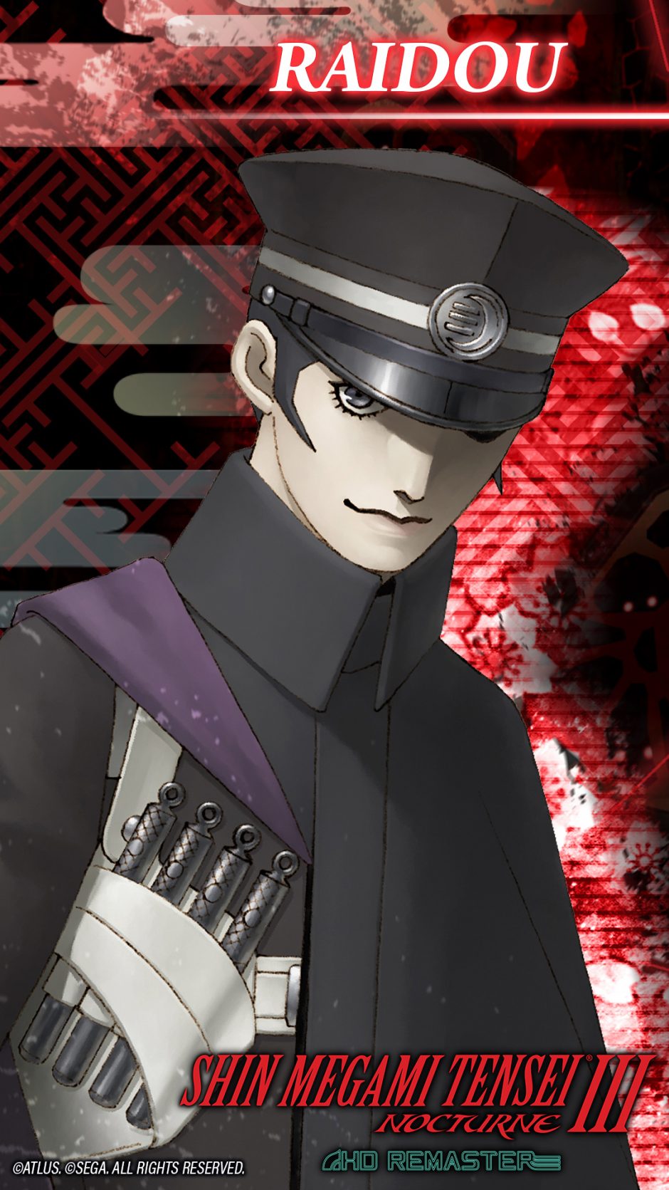 SMT3_Wallpaper_Mobile_Raidouv2 | Atlus West